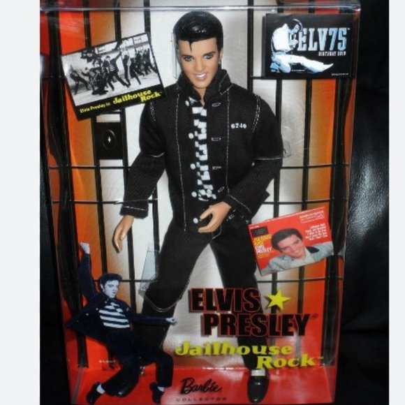 Mattel | Toys | Barbie Elvis Presley Jail House Rock Collector Doll ...